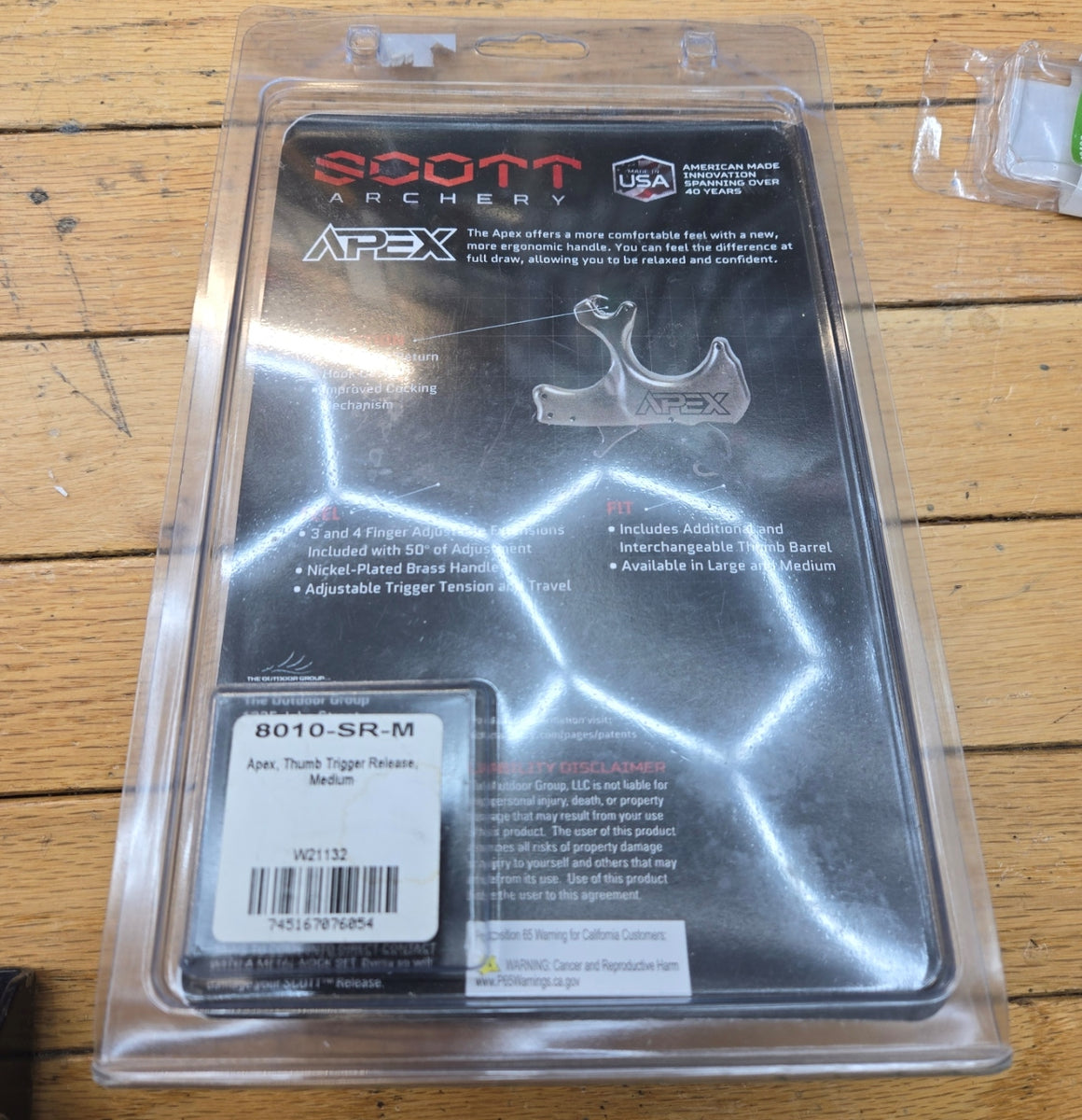 Scott Apex, Thumb Trigger Release, Medium Used| XSpot Archery