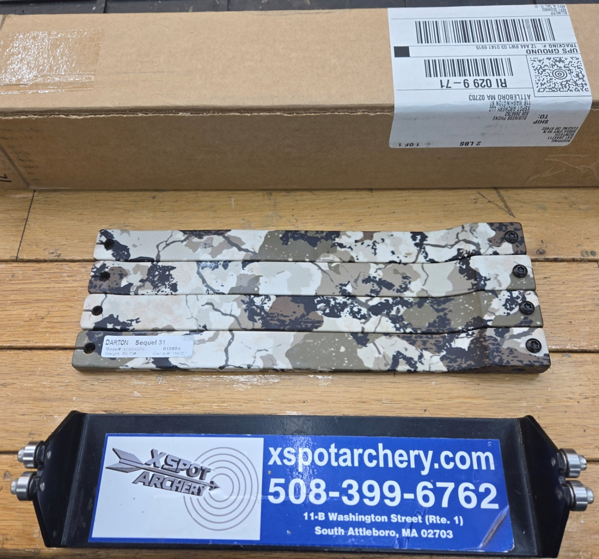 Darton Sequel 31 60# Kings Camo Limbs| XSpot Archery