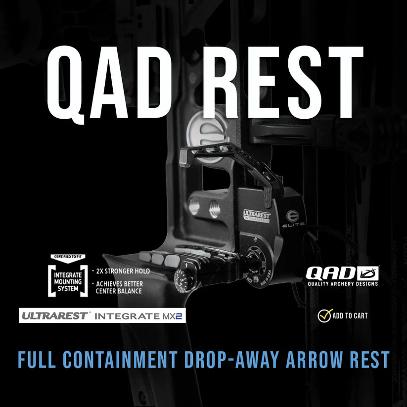 Elite QAD Ultrarest Integrate MX2 Left Hand| XSpot Archery
