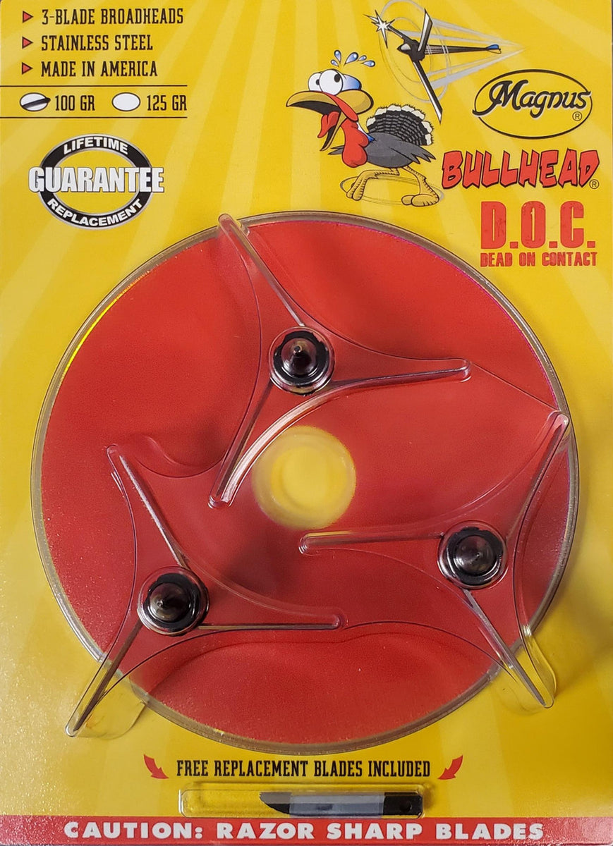 Magnus Bullhead Turkey Broadheads 125 Gr| XSpot Archery