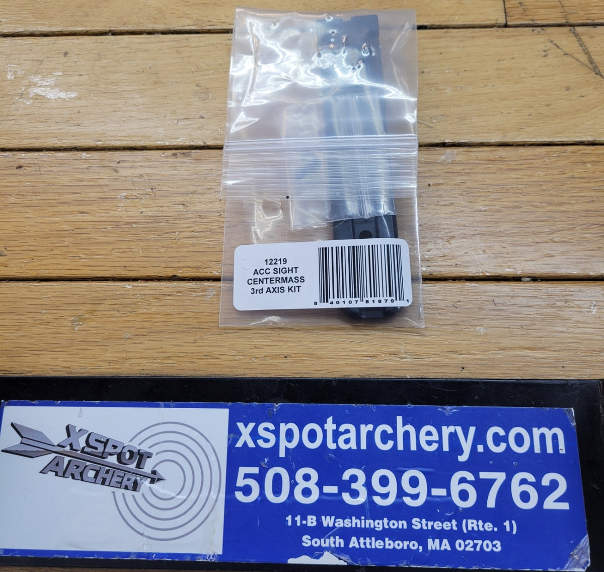 BLACK GOLD CENTERMASS SIGHT BAR WITH 3RD AXIS KIT| XSpot Archery