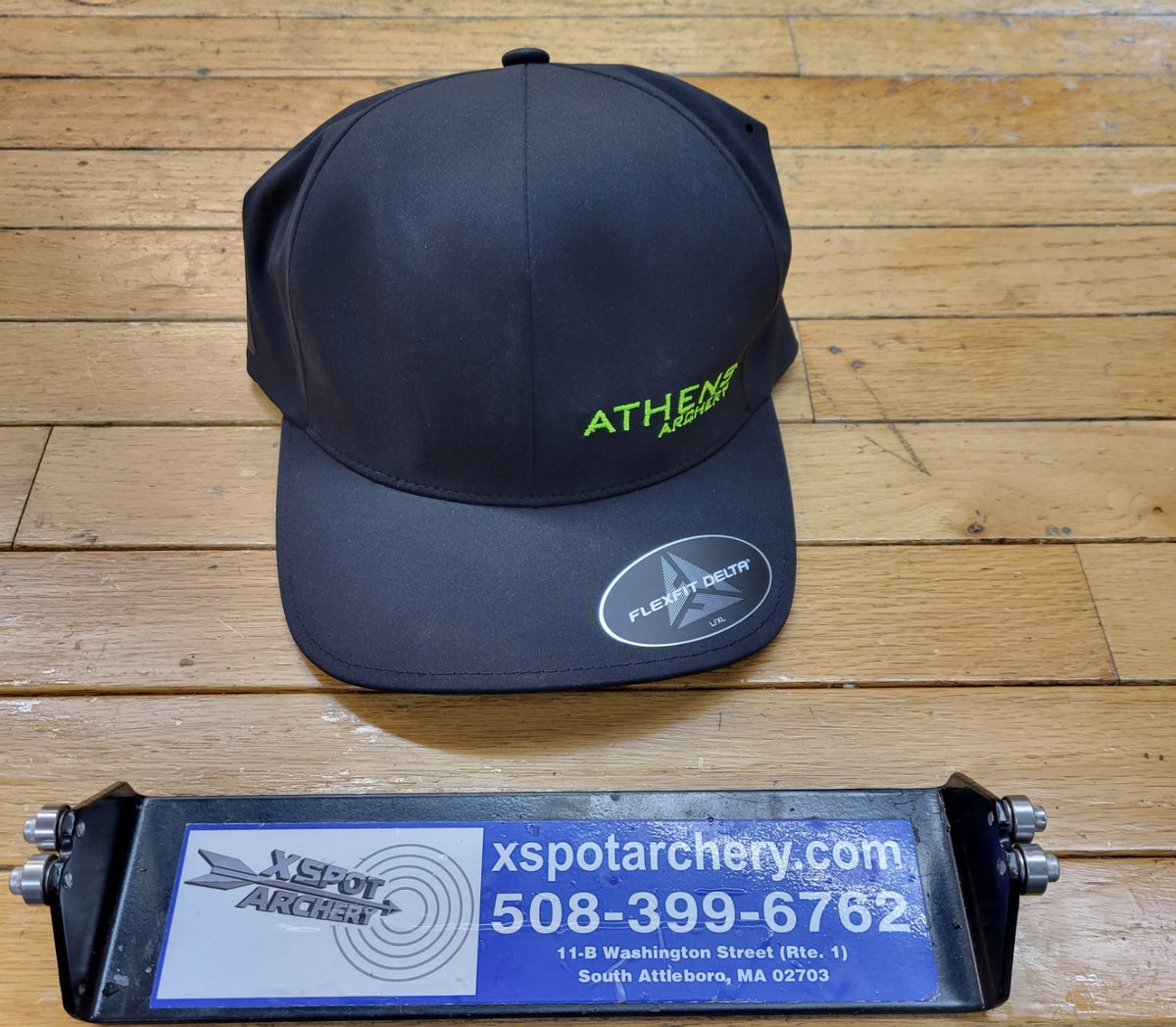 Athens Black Hat Green Logo| XSpot Archery