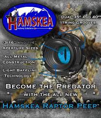 Hamskea Raptor Peep 3/16| XSpot Archery