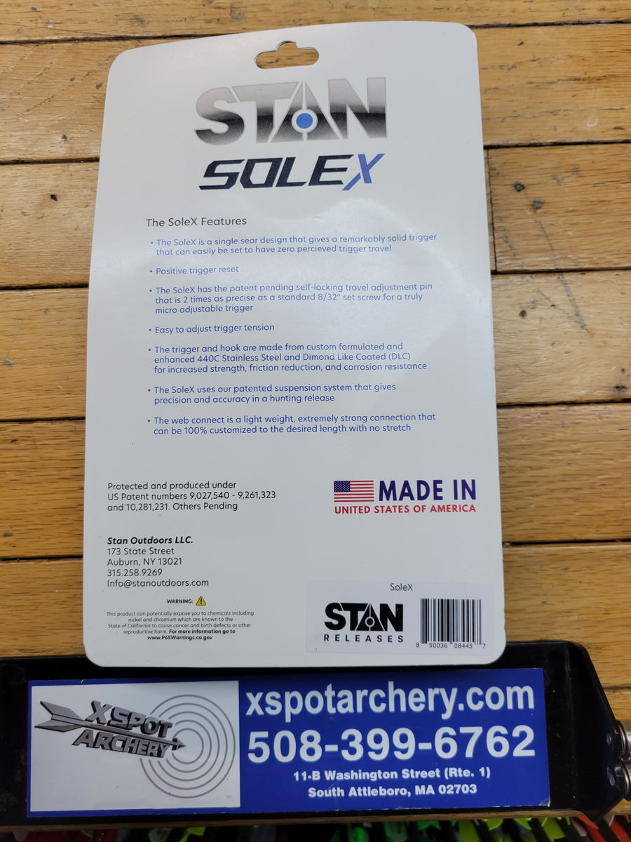 STAN SoleX Release with Buckle Strap﻿| XSpot Archery